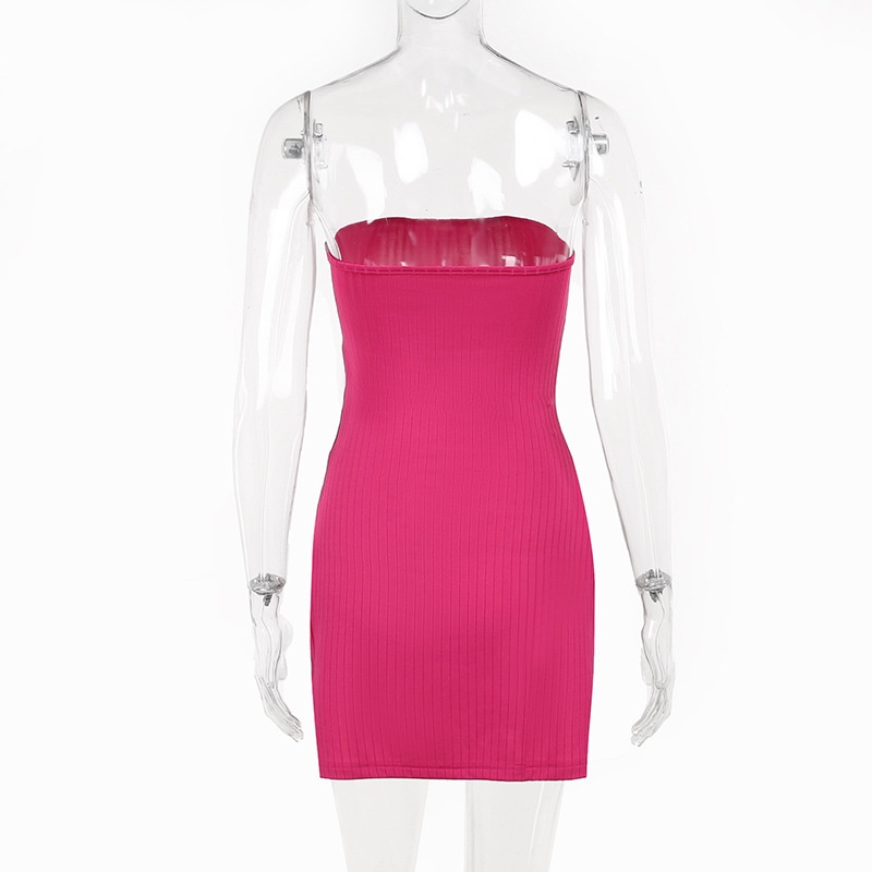 Women Sexy Night Style Summer Off Shoulder Double Side Split Mini Dress ...