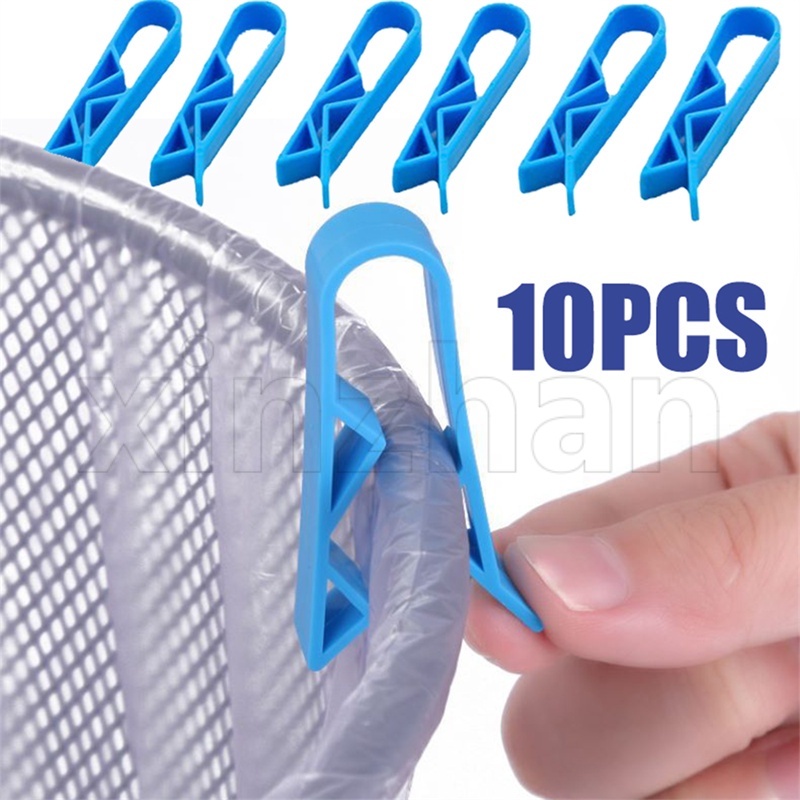 10Pcs Garbage Bin Clip/Trash Can Waste Basket Garbage Bin Clamp ...