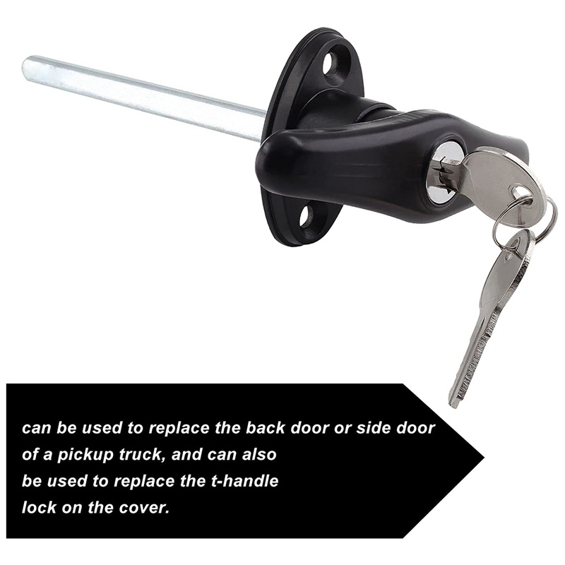 Truck Cap Locking T-Handles Campers Topper Lock and Keys T-Handle ...