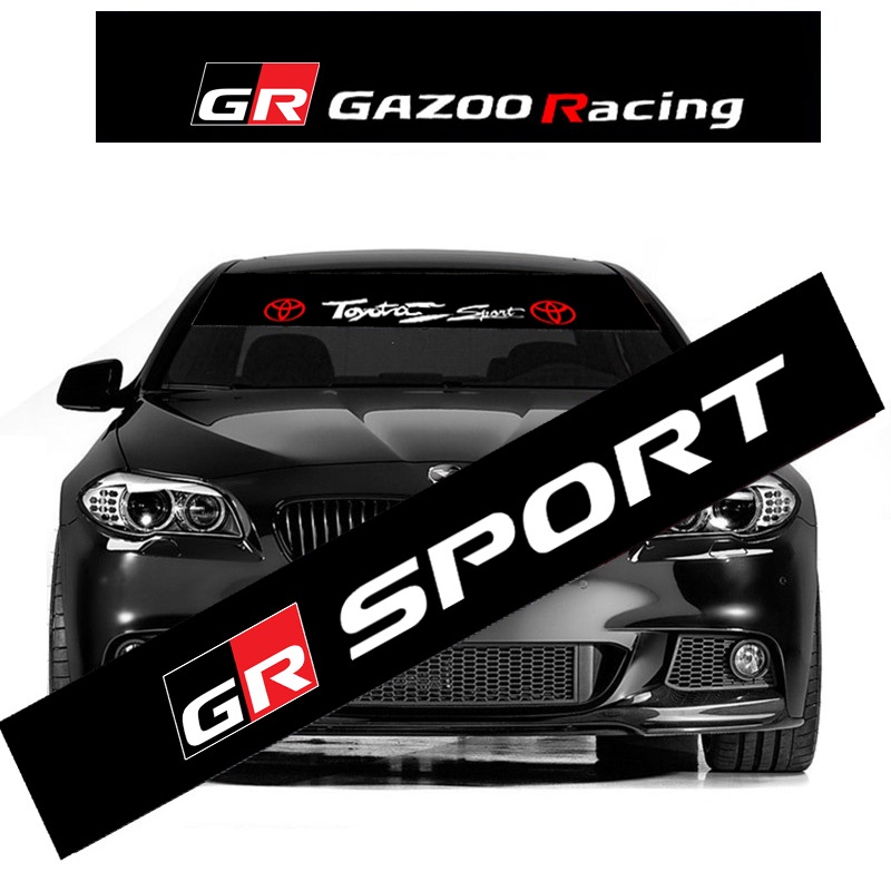 Car Windscreen Windshield Sticker BLACK Decorative Stickers For Toyota ...