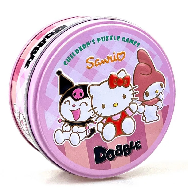 Spot it Hello Kitty Dobble Game Kawaii Anime Sanrio Kuromi Pokemon ...