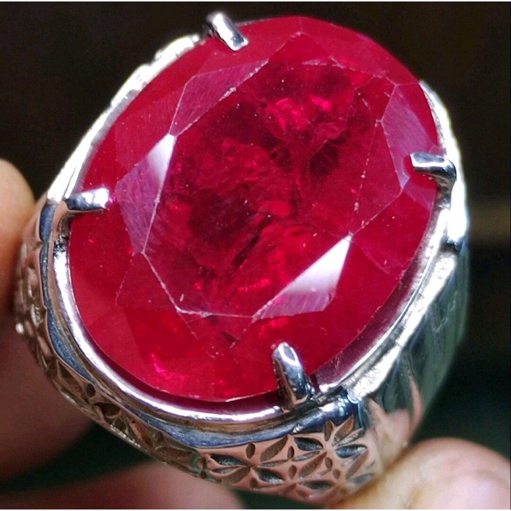 Ruby cutting Gem Ring Record Up ds | Shopee Singapore