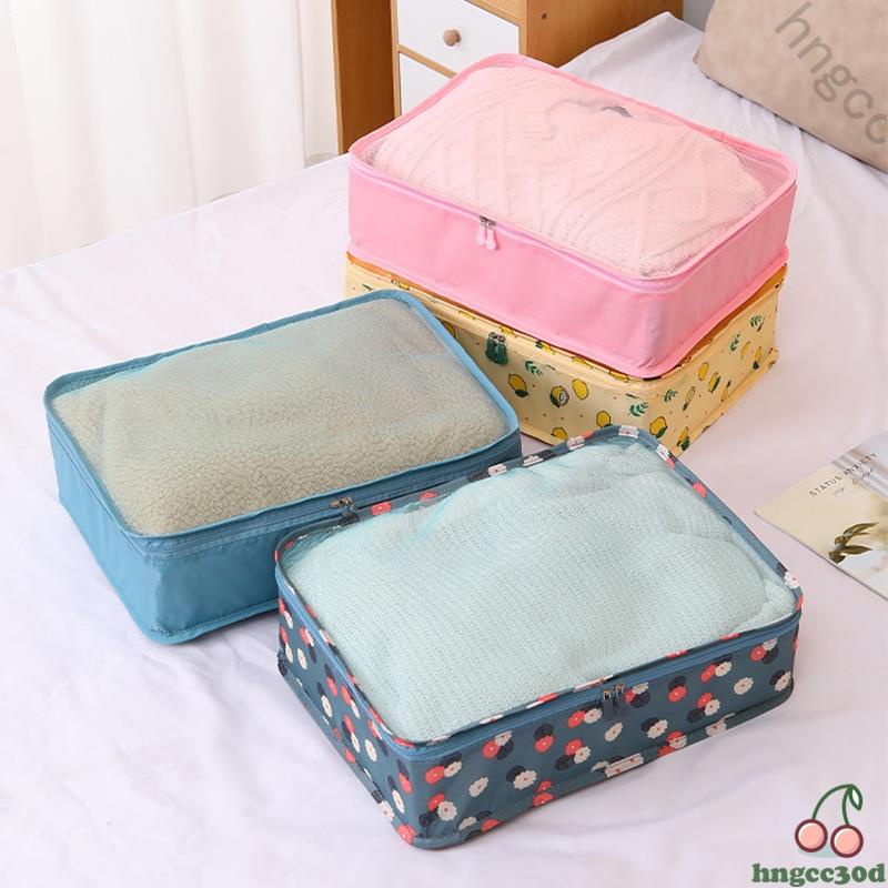Travel Storage Bag Set for Clothes Tidy Organizer Wardrobe Suitcase ...