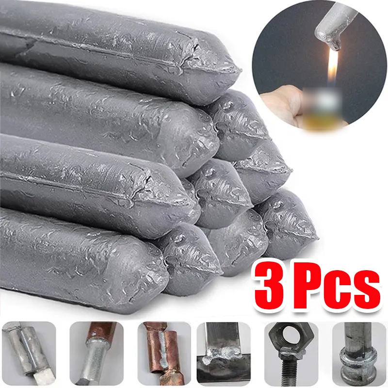 3Pcs Copper Aluminum Welding Rods / Low Temperature Easy Melt Welding ...