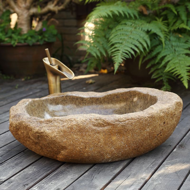 Natural Stone Basin Stone Wash Basin Vintage Table Basin Natural Stone ...