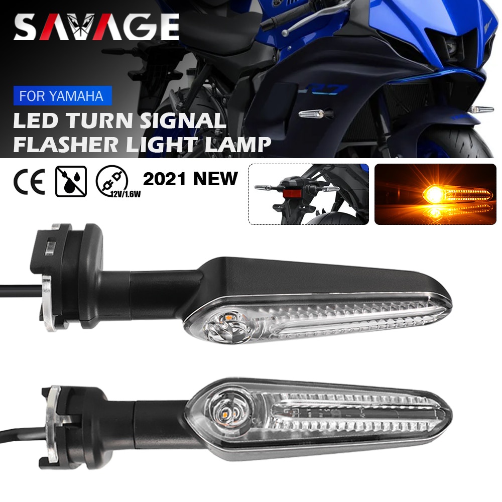 LED Turn Signal Light For YAMAHA MT07 Tenere 700 XJ6 FZ6 MT09 Tracer ...
