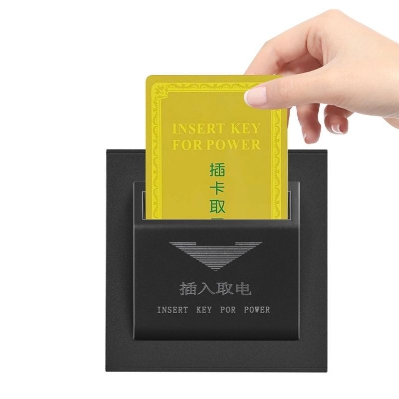 86 Type Card-Inserting Electric Switch 40A Three-Wire Take Room Card ...