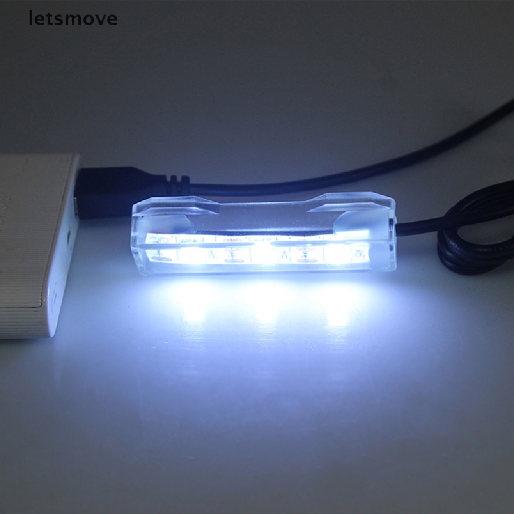 [letsmove] Fish Light Plastic Small Aquarium Plants Light USB LED ...