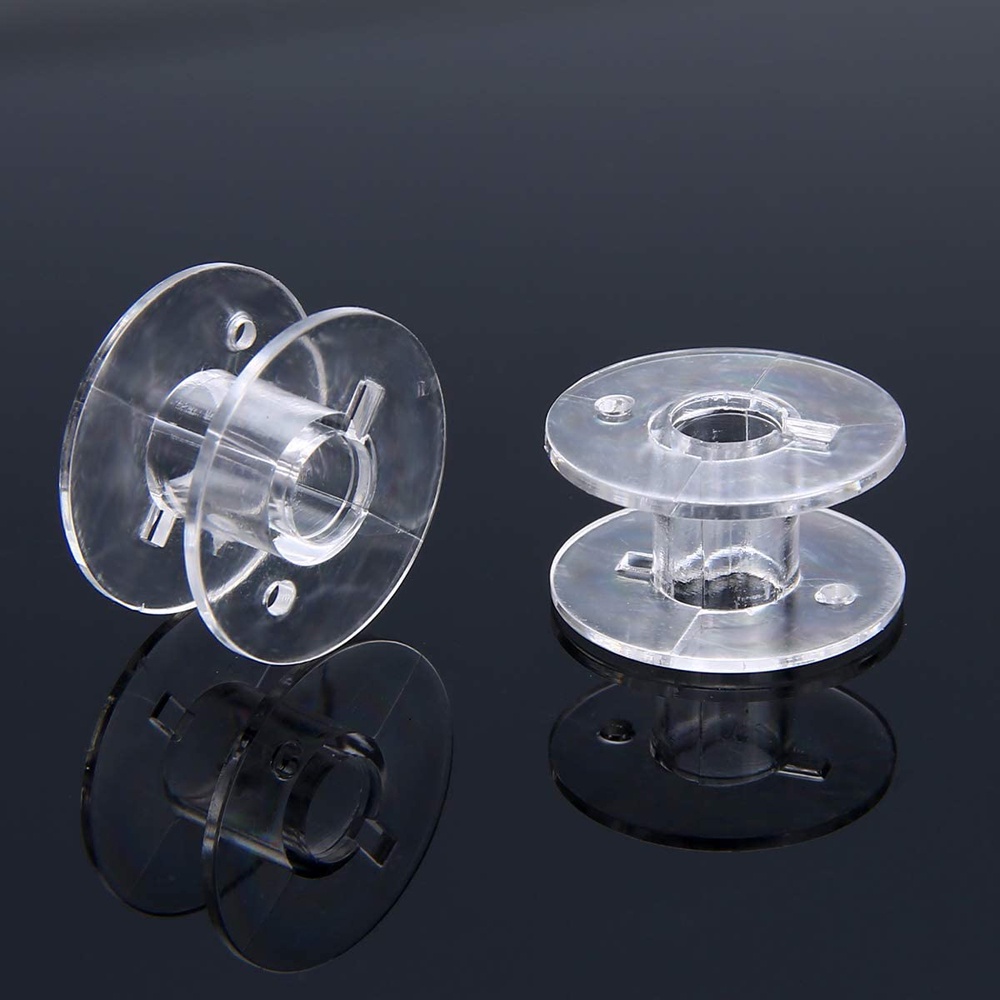 50pcs Plastic Transparent Shuttle Core Sewing Machine Plastic 25 Grid ...