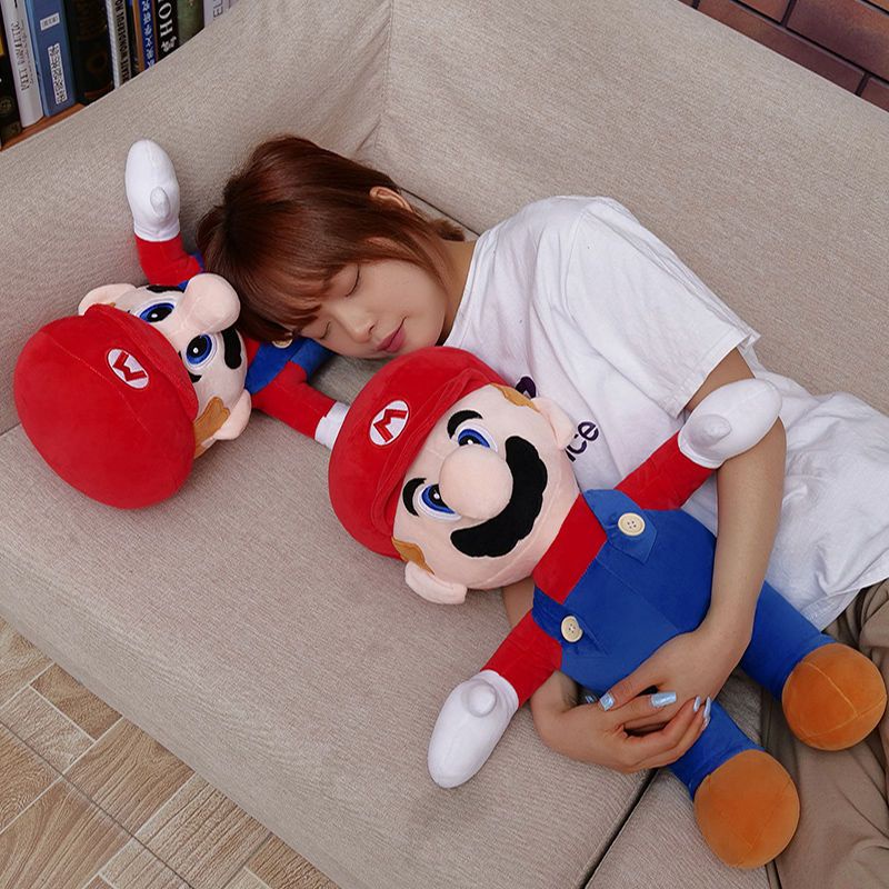 30cm Big Super Mario Bros Plush Toys Dolls Mario Luigi Games Anime ...