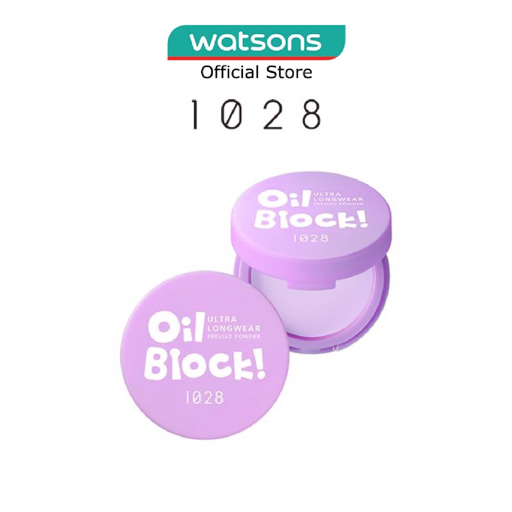 1028 Oil Block Ultra Longwear Pressed Powder Purple 1s | Shopee Singapore
