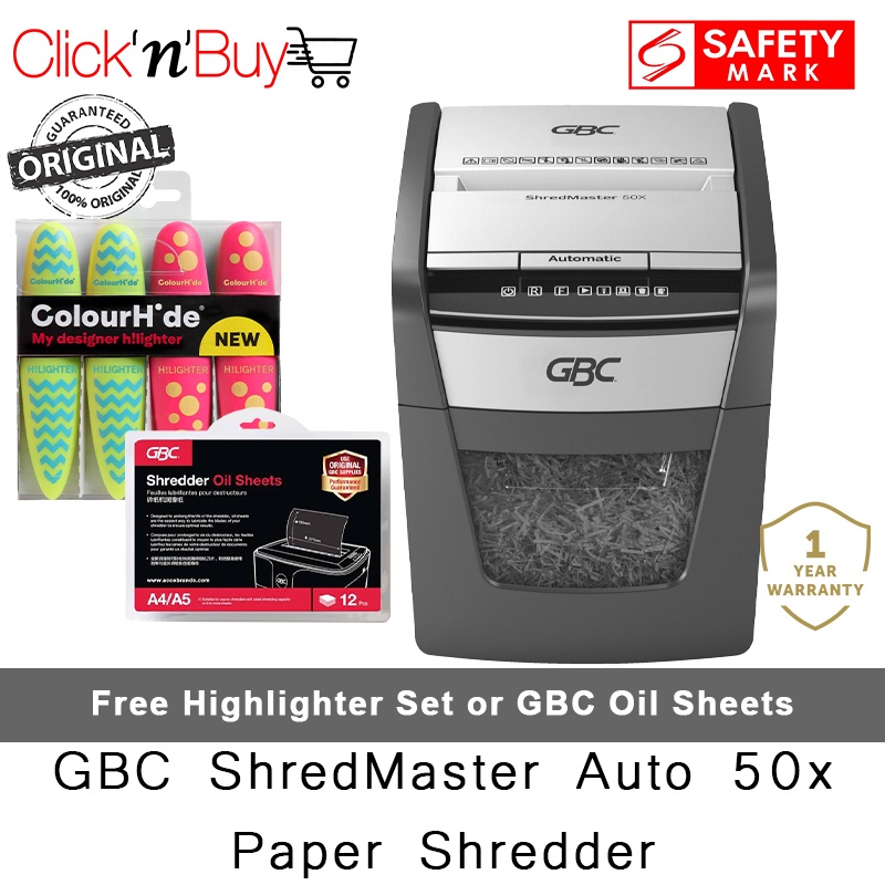 GBC ShredMaster Auto 50X Shredder. GBC AUTO50X. Auto Feed Shredder ...
