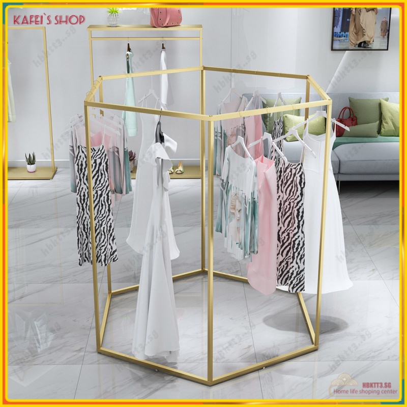 Clothing Display Rack, Wedding Dress Display Rack Clothing Store Dress ...