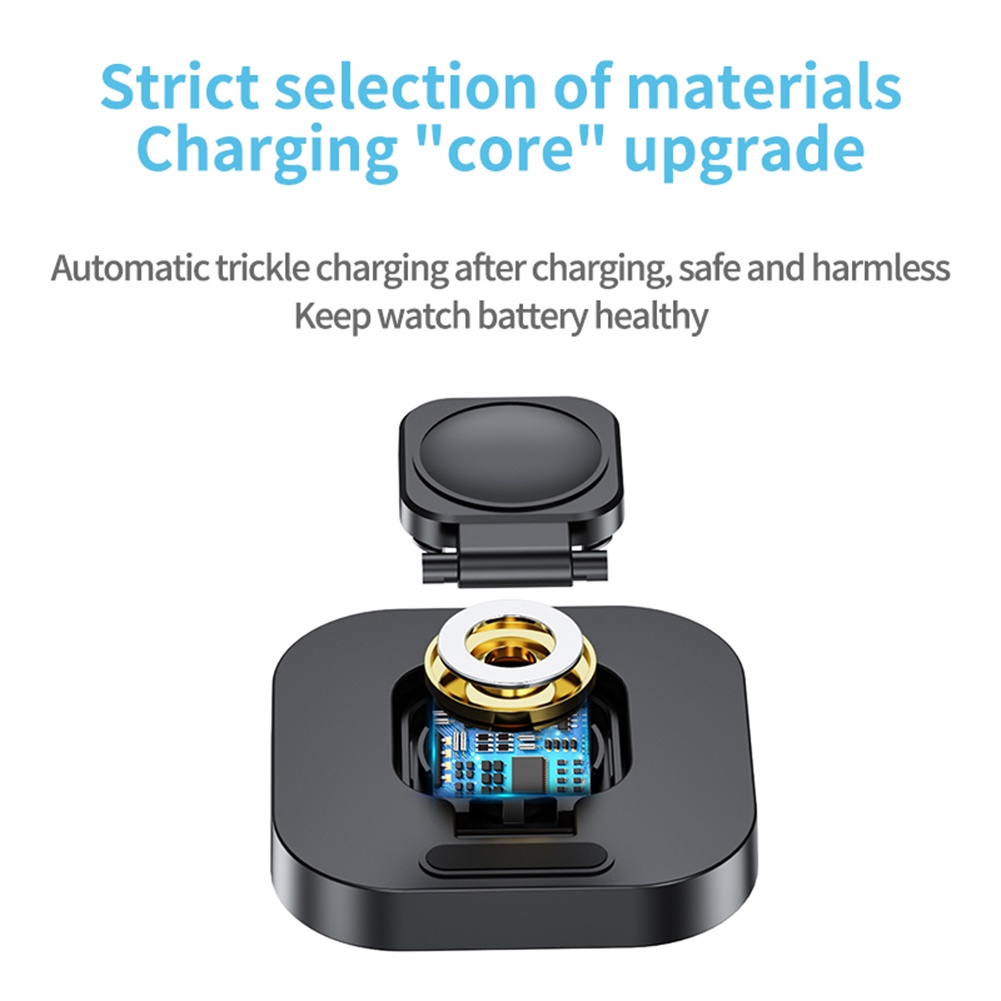 Mini Wireless Charger For Watch Series 8/7/6/5/4/Se/3/2 Type C Portable ...