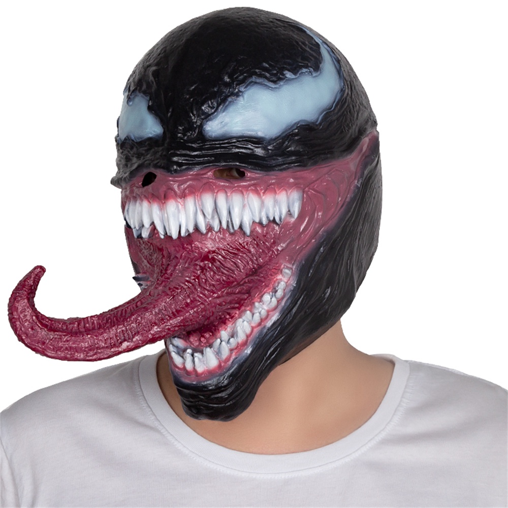 Blood Tooth Venom Mask Halloween Horror Fancy Dress Party Props Movie ...