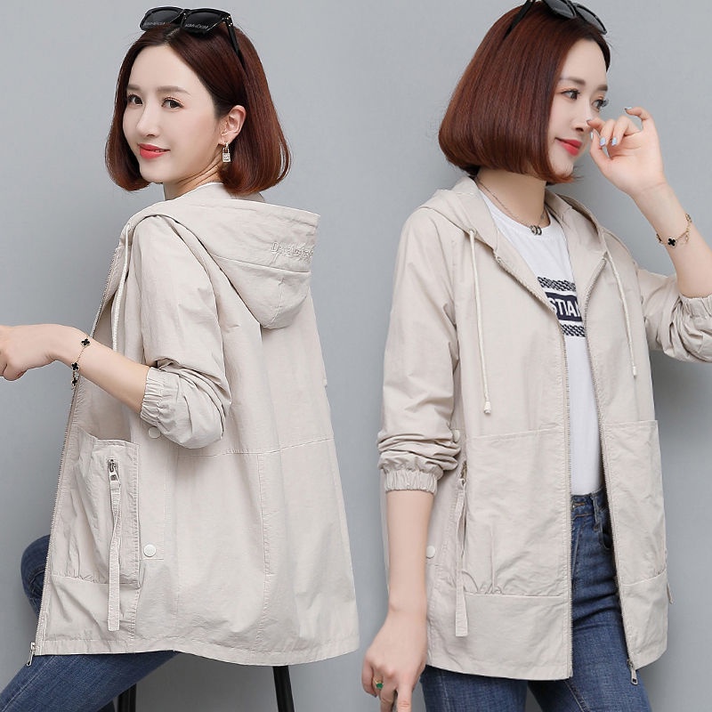 [Lined/High quality] Outerwear Women's Spring and Autumn Style Casual ...