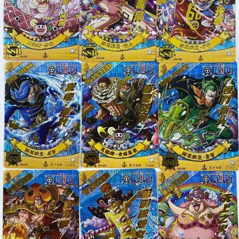 Card Anime Genuine One Piece SSR Pack Luffy Empress Brook Chopper Nami ...