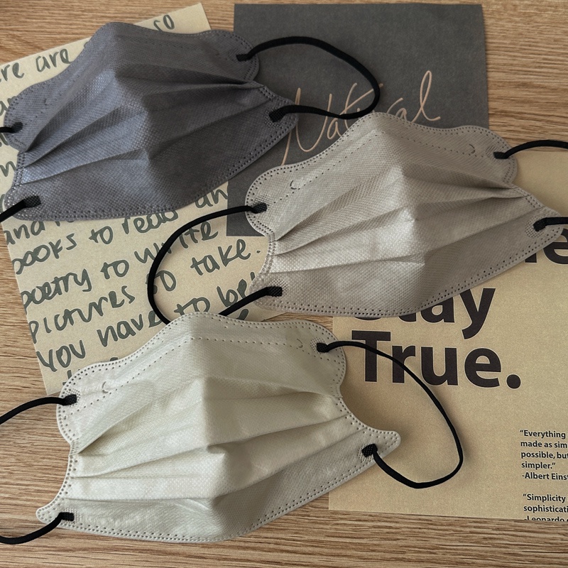 50pcs Morandi Grey Curved Butterfly V-shaped Eye Corner Mask disposable ...
