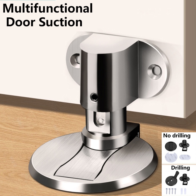 Adjustable Height Door Stopper Anti-collision Household Invisible Door ...