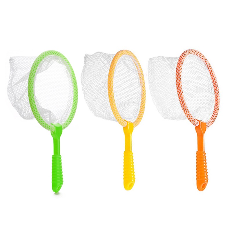 Plastic Children's Fishing Nets Durable Kids Handle Butterfly Nets Bug ...