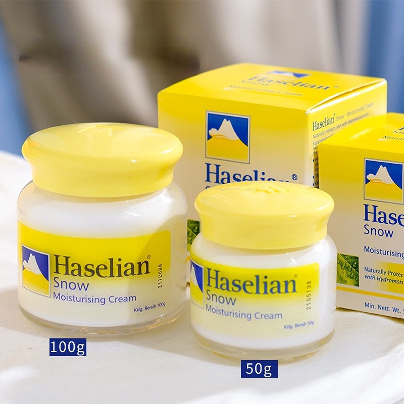 Haseline Snow Moisturising Cream Imported Malaysia 100% good | Shopee ...