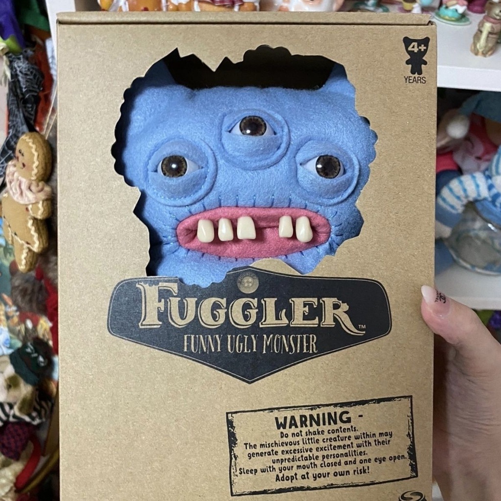 Three-eyed Boy Big Tooth Monster Doll Ugly Cute Fabric Doll ins Monster ...
