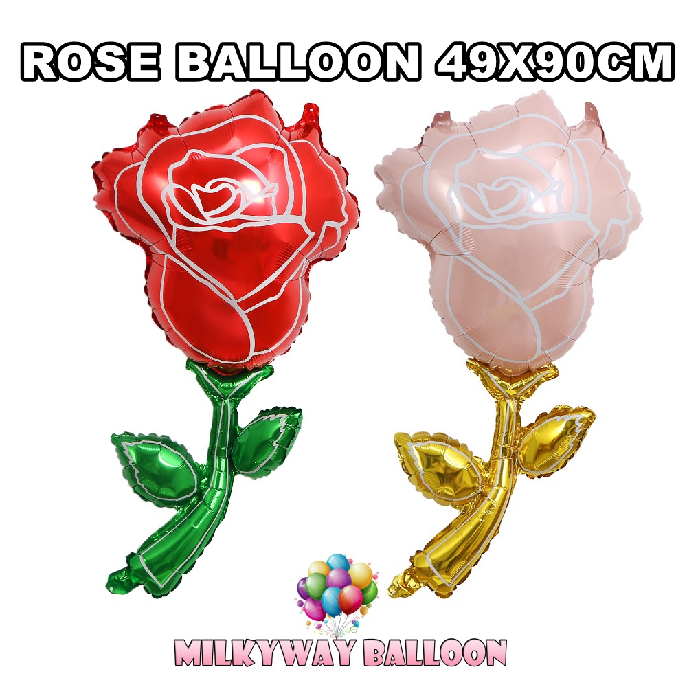 FROM KL ROSE FLOWER BALLOON RED ROSE PINK ROSE THEME BALLOON BIRTHDAY ...