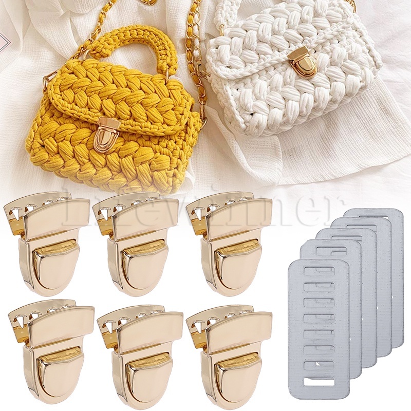 5 Pcs/Set DIY Craft Accessories Hardware Tool Bag Parts Metal Durable ...