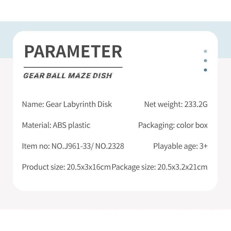 Gear Maze Ball 3D Palm Maze Plate Brain Teaser | Shopee Singapore