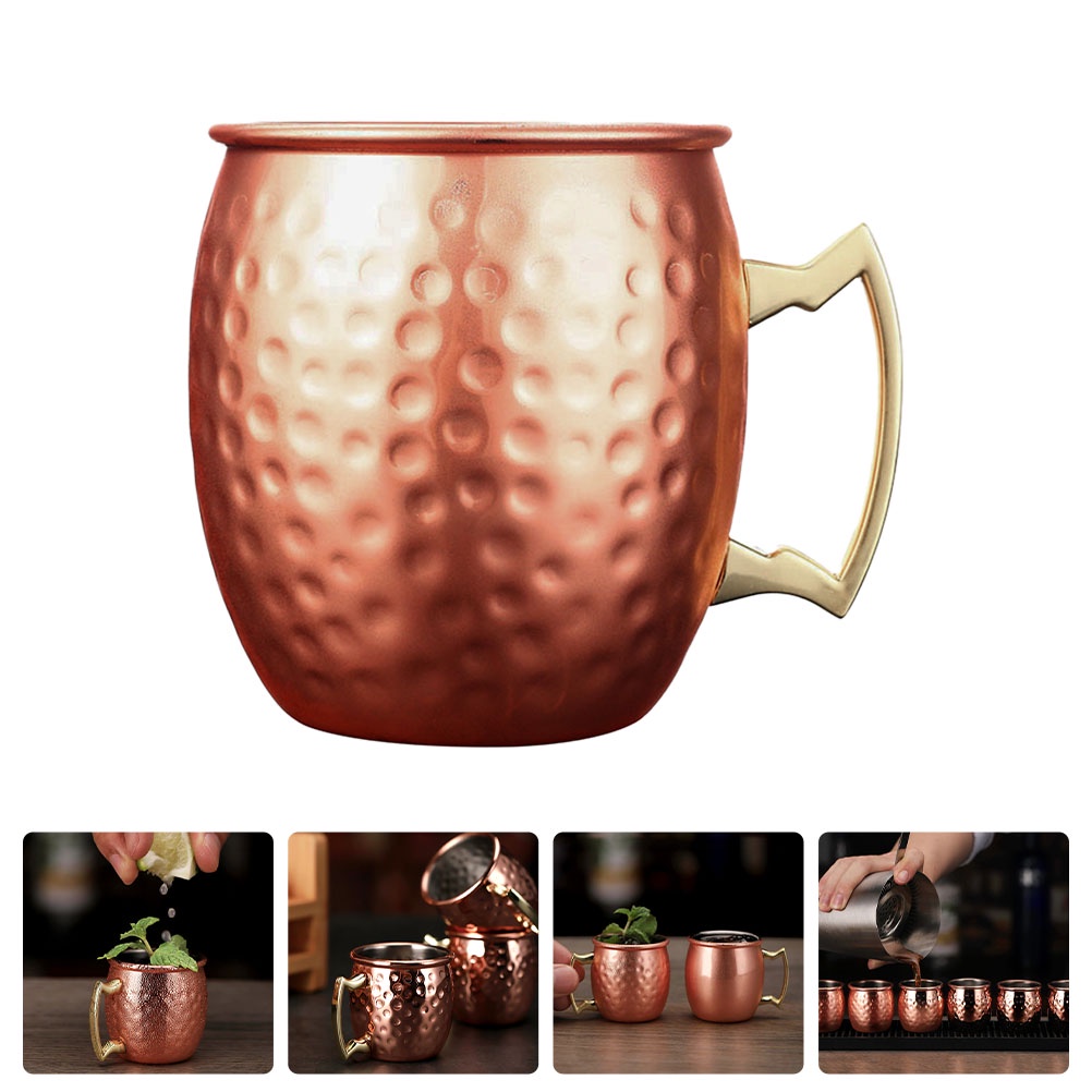 shenglong Mule Cup Wine Glasses Whiskey for Men Double Wall Coffee Mug ...