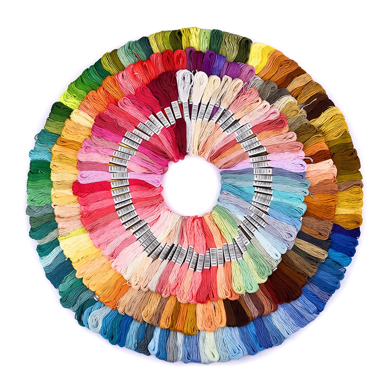 Cross Stitch Embroidery Thread Branch 50 Colors Embroidery Thread ...