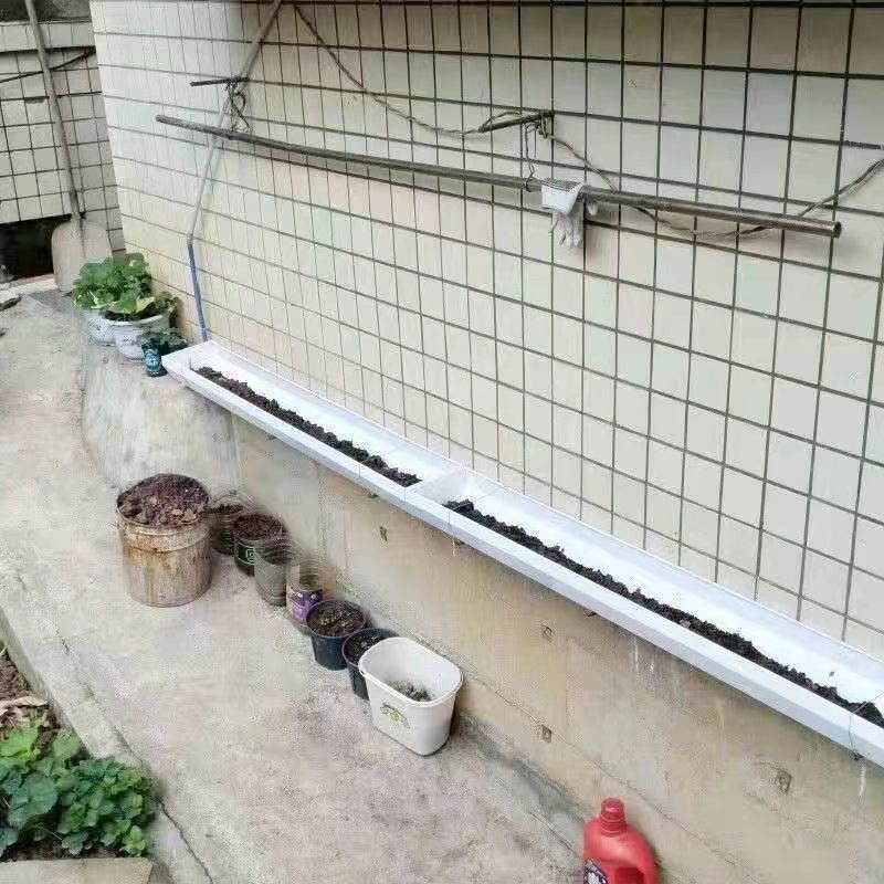 Pvc Rainwater Trough Gutter 160200 Square Sink Roof Rhone Rone Roof ...