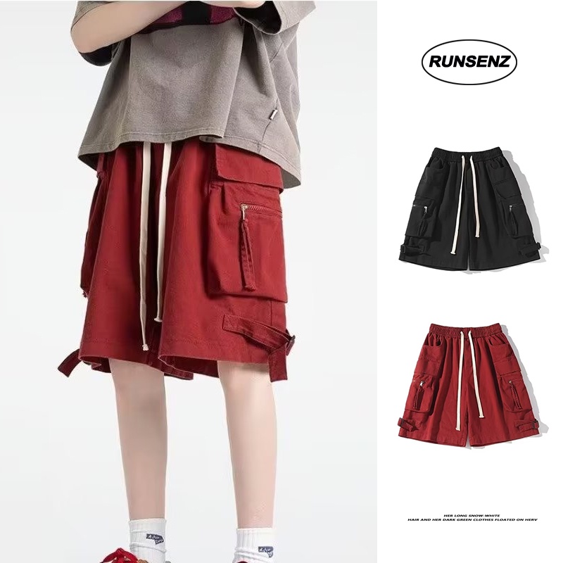 M-8XL Plus Size Shorts Men Korean High-end Design Cargo Wide Leg Five ...
