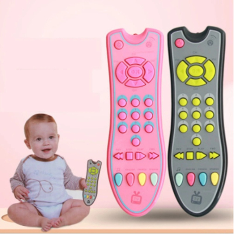 Baby TV Remote Control Kids Musical Early Educational Toys Simulation ...