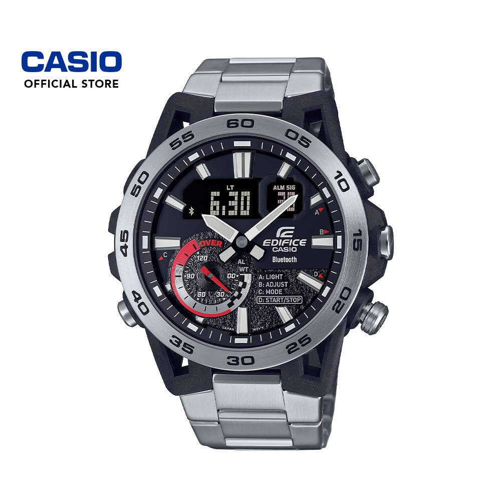 CASIO EDIFICE SOSPENSIONE ECB-40D Smartphone Link Model Men's Analog Digital Watch Stainless ...