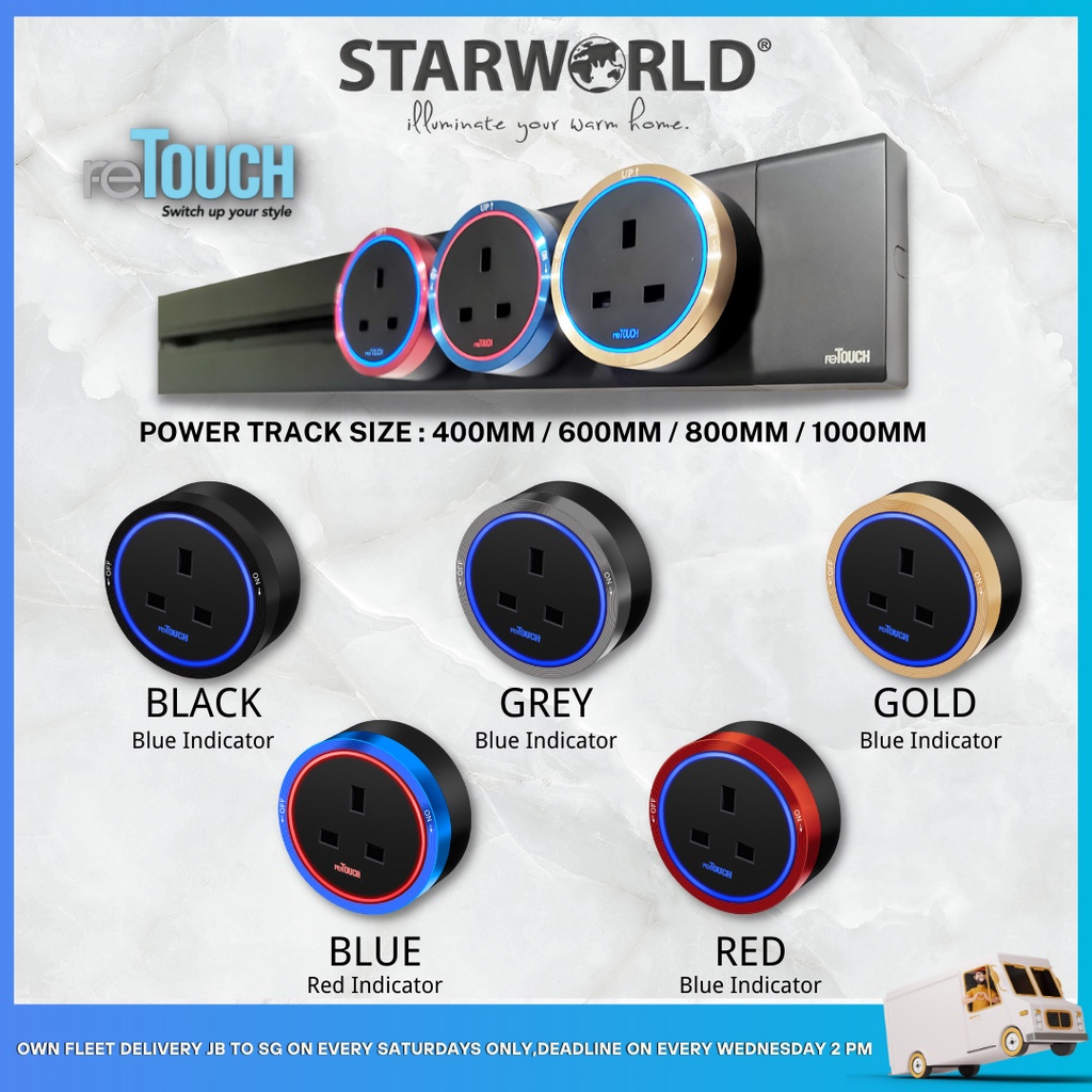 [Best Price Malaysia] Retouch Surface Champaign/Black & Grey Power ...