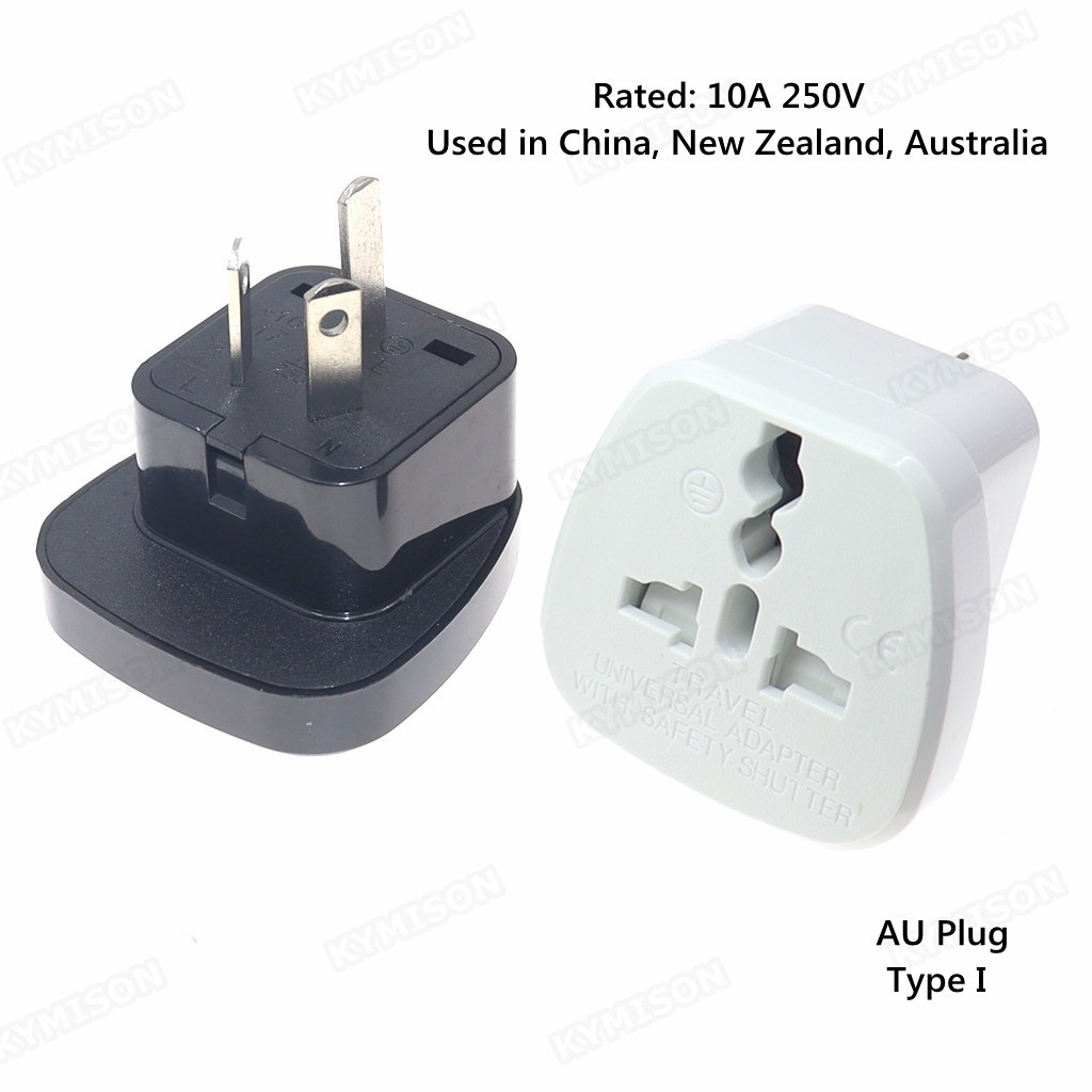 Universal CE America European Kr AU EU to US UK USA Plug Adapter South Africa India Adaptor ...