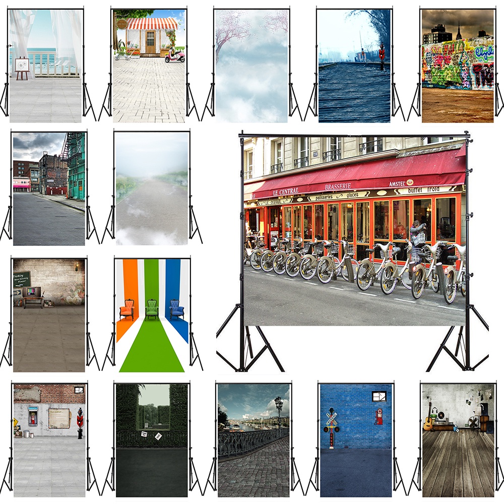 📷Photo📷 Photography Backdrop Photo Studio Background Props Street Slate ...