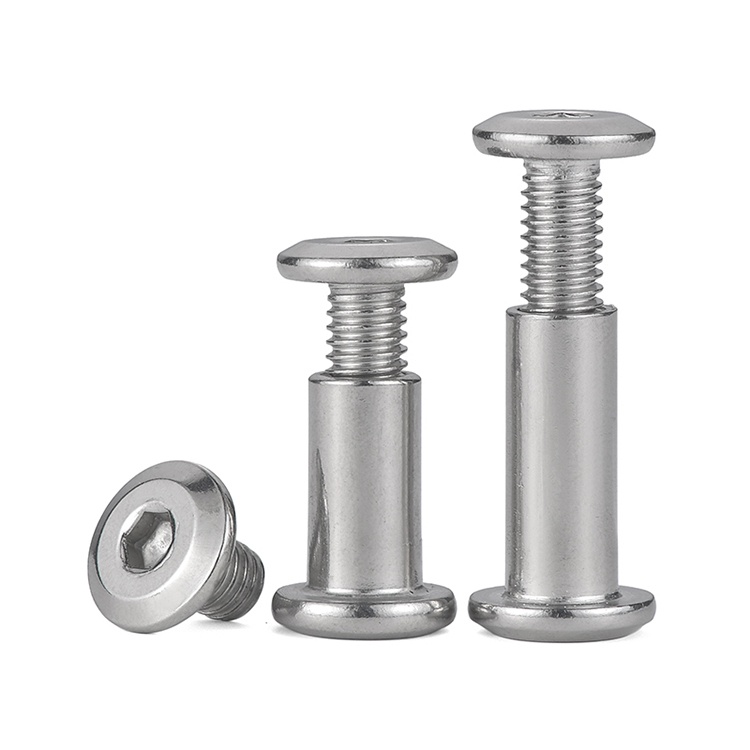 [WDY] 304 Stainless Steel Hexagon Socket Socket Female Pair Lock Screw ...