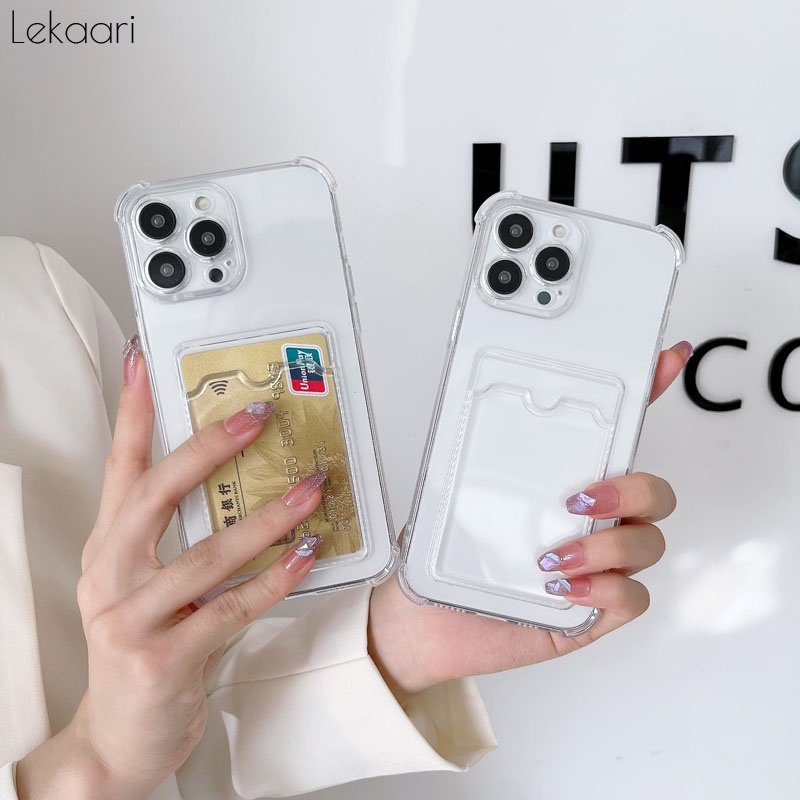 lekaari Clear Wallet Case for Samsung Galaxy S24 S23 S22 S21 S20 S10 ...