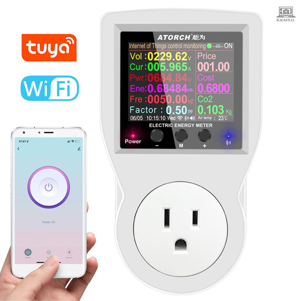 Tuya Wifi Intelligent Power Socket Electricity Power Monitor Multi ...