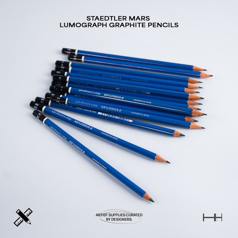 Staedtler Mars Lumograph Graphite Pencils (12B-6H) | Shopee Singapore
