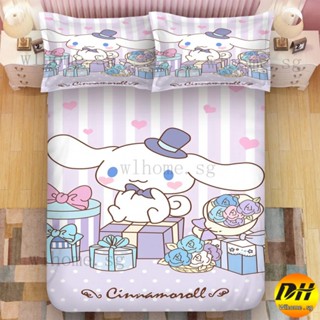 Cinnamoroll Fitted Bedsheet Pillowcase Single/Super single/Queen/King ...