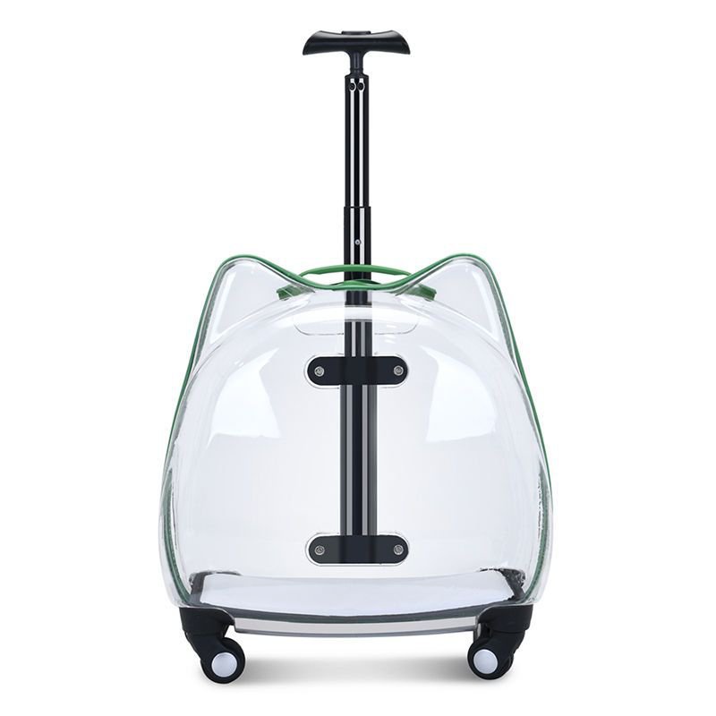MH Pet Trolley Bag Transparent Trolley Bag Trolley Cat Head Bag Cat Bag ...