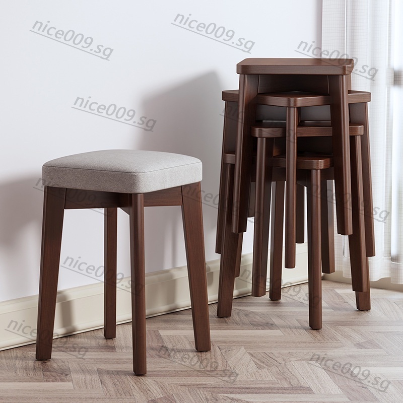 [Ready Stock] Solid Wood Stool / Bench / Dining Chair / Wooden Stool ...