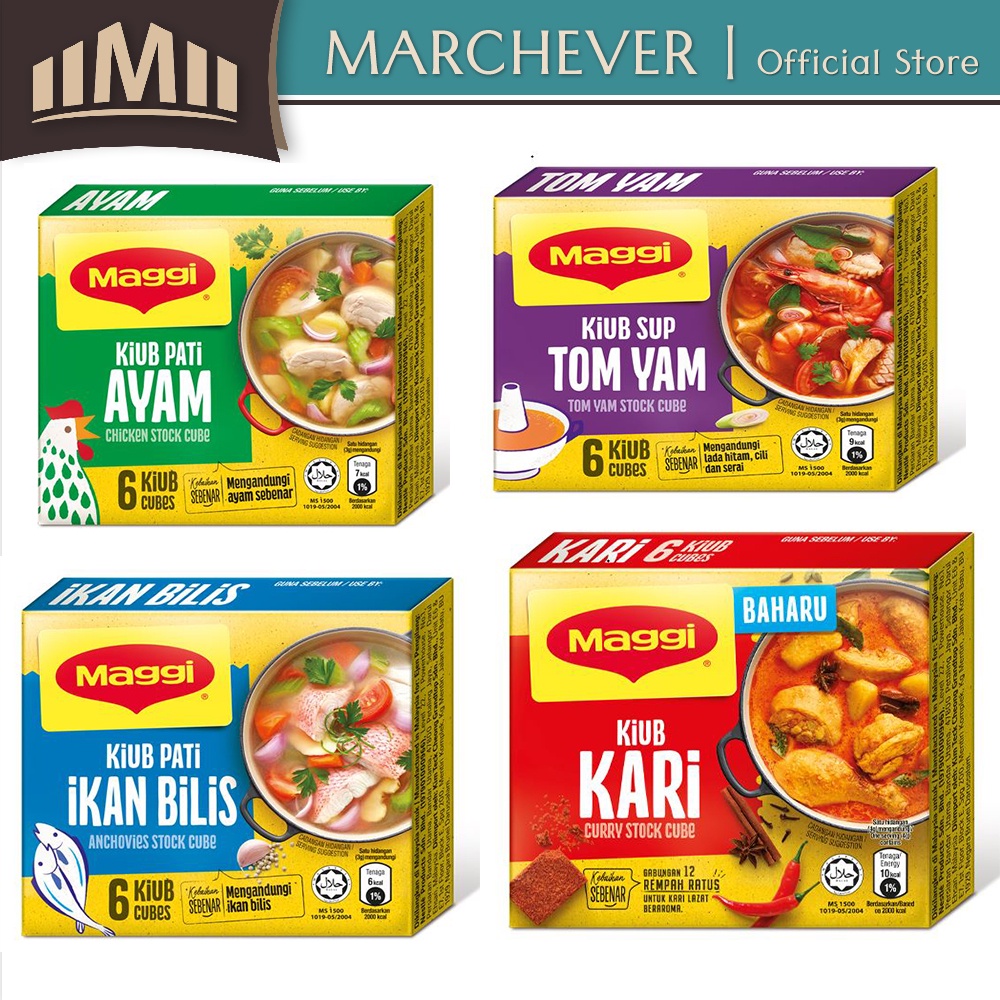 Maggi Kuib 60G (Chicken / Tomyam / Anchovies / Curry) | Shopee Singapore