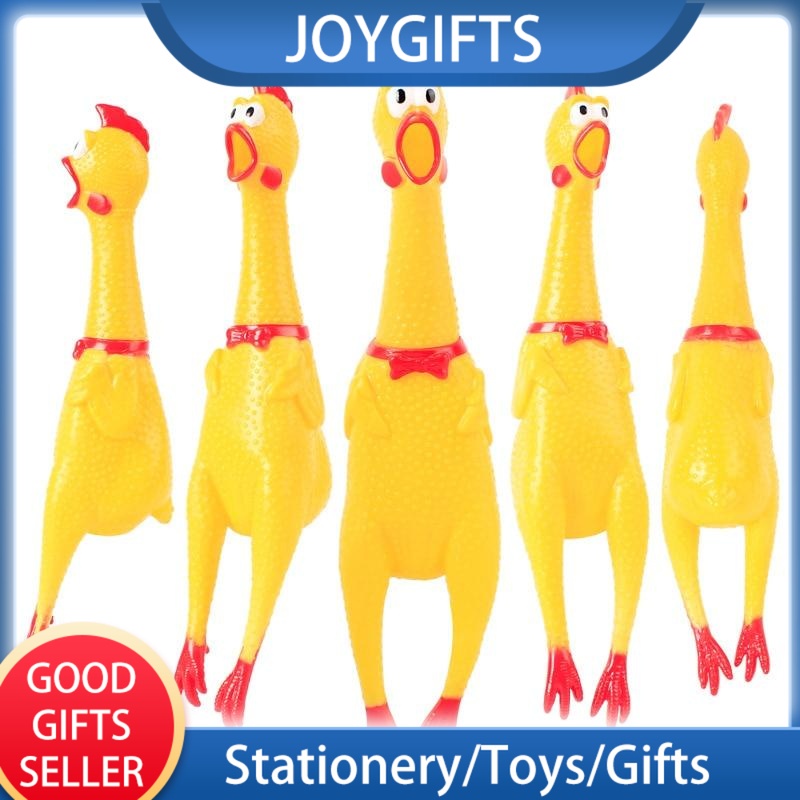 Squeaky Playtime Delight Funny Screaming Chicken Toy for Kids and Pets ...
