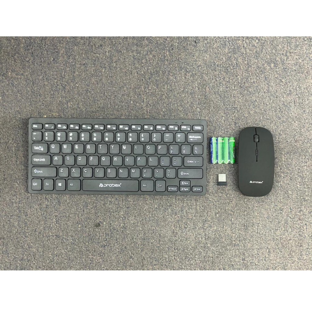 PROBEX MINI COMBO WIRELESS KEYBOARD & MOUSE (KM-WL02) | Shopee Singapore