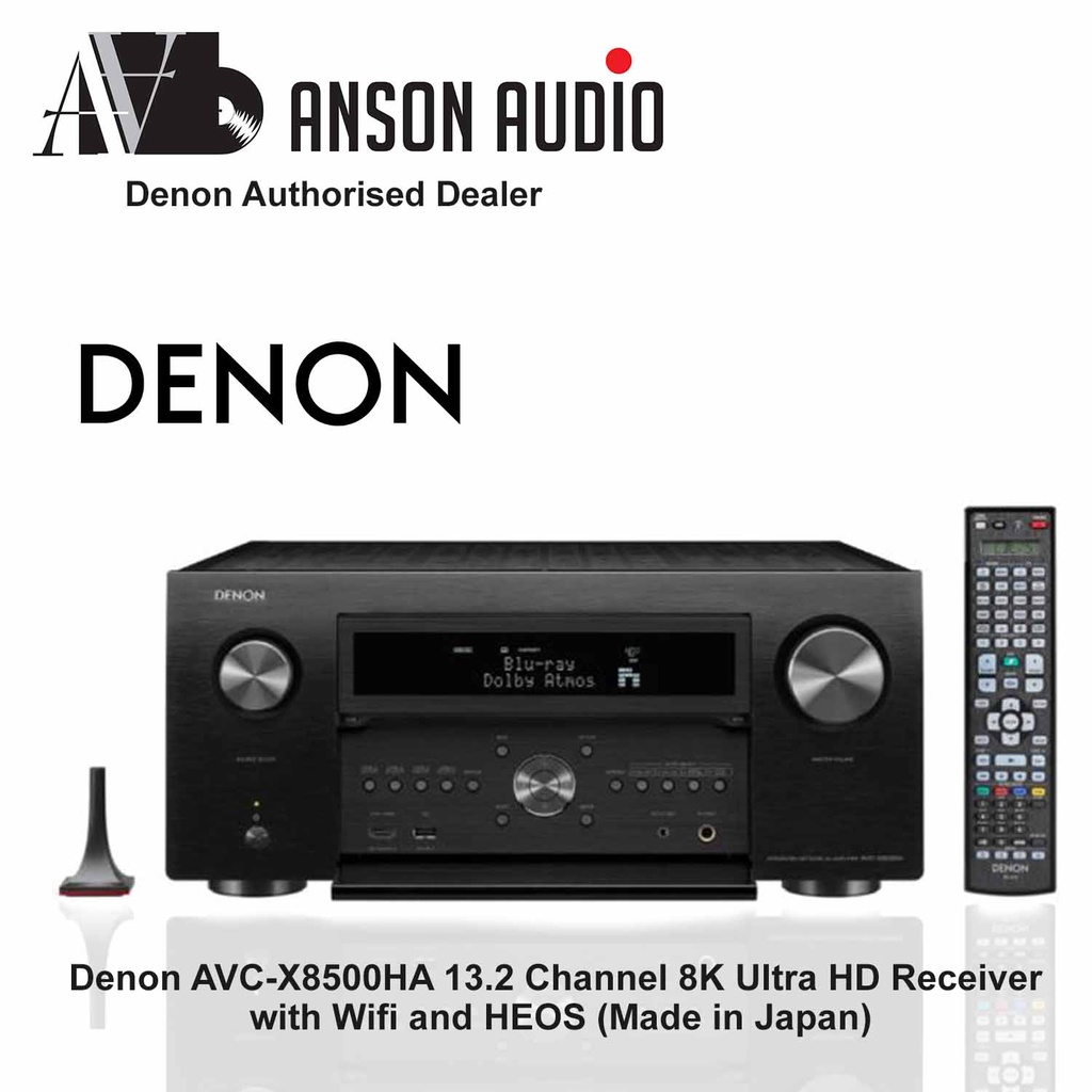 Denon AVC-X8500HA 13.2 Channel 8K Ultra HD Receiver with Wifi and HEOS (Made in Japan) | Shopee ...