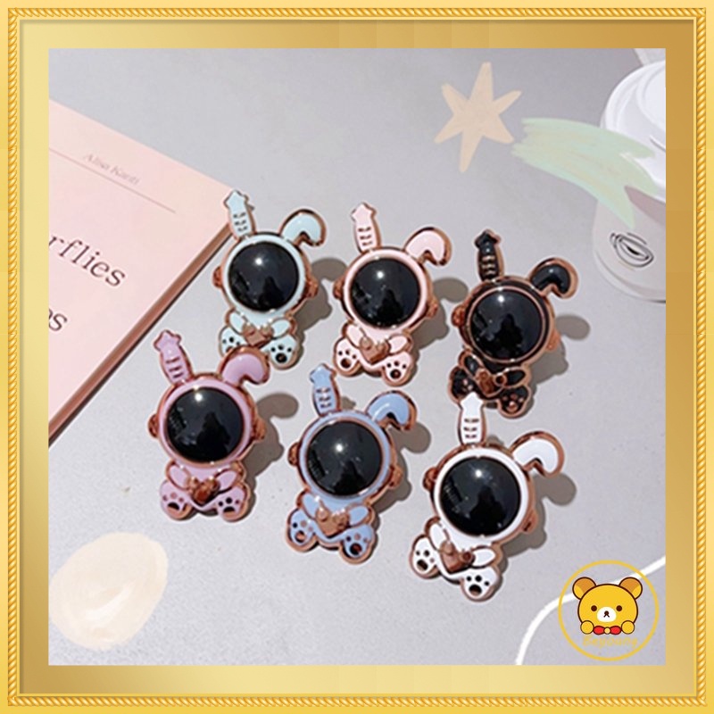 Cute Phone Holder Stand Love Space Rabbit Stand Folding Stand Back ...